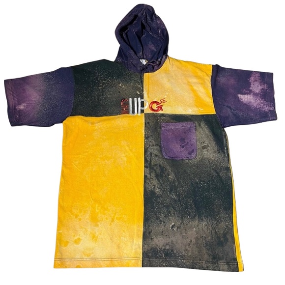 Vintage | Shirts | Vintage Hooded T Shirt Embroidered Whats Up Gee ...